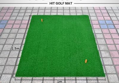 China Thick Golf Practice Mat Durable Ball Hitting Pad 15mm for Indoor Outdoor Training for sale