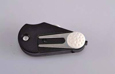 China Golf Divot Tool Brush with Fork and Ball Marker for Course Maintenance for sale