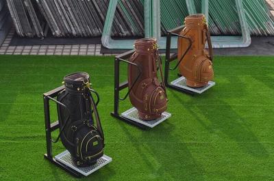 China Heavy Duty Golf Bag Display Shelf for Retail Stores 4 Tier Wire Rack for sale
