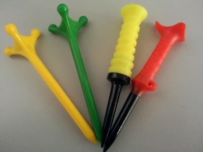 China Custom Novelty Golf Tees Durable Plastic 2.75 Inch Fun Golf Tees for Promotional Events for sale
