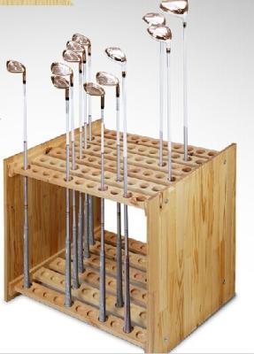 China Wood golf clubs rack for sale