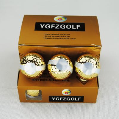 China Custom Logo Golf Balls 2.5cm Diameter High Visibility Durable Practice Balls for sale