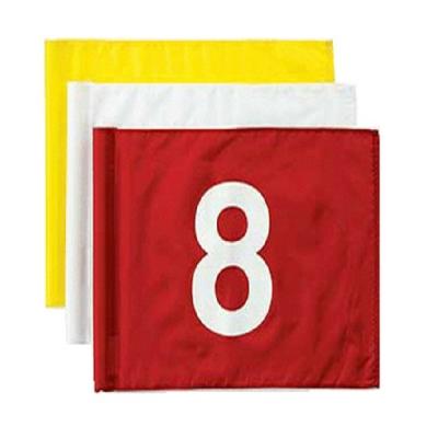 China Custom Golf Flags 18 Inch Premium Nylon Outdoor Course Markers for sale