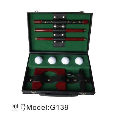 China Professional Golf Putter Set with 3 Clubs Premium Golf Gift Set for Men for sale