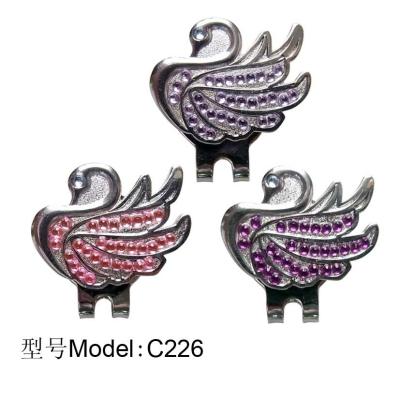 China Custom Golf Ball Marker with Magnetic Hat Clip 1.5 Inch Diameter for sale
