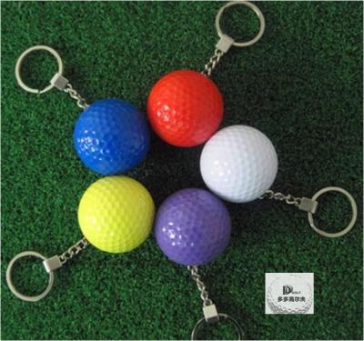 China Custom Logo Keychain Golf Ball Gift Promotional Golf Ball 45mm for sale