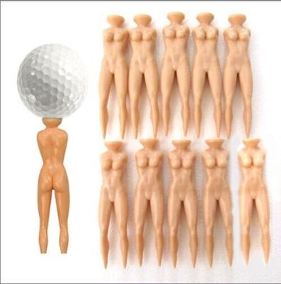 China Naked Golf Tee with Woman Design 2.75 Inch Premium Golf Tees Bulk Pack for sale