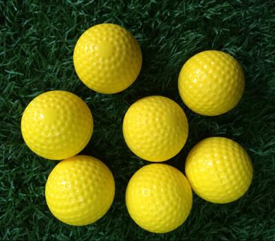 China EVA Foam Mini Practice Golf Ball Plastic Lightweight Training Balls 42mm for sale