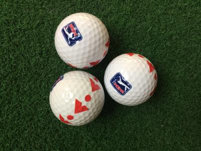 China Custom Logo Golf Balls with PGA Quality 3 Piece Surlyn Cover for sale