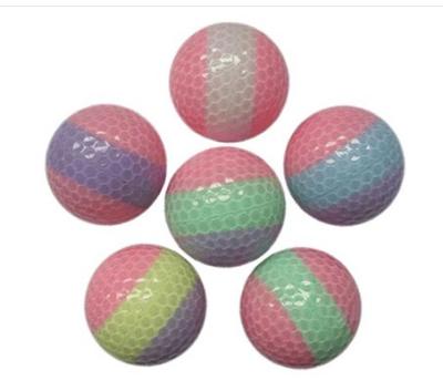 China crystal golf ball with two pieces , golf ball for sale
