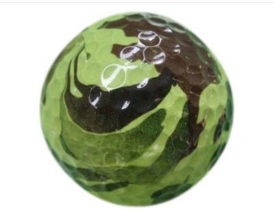 China logo golf ball with camouflage , golf ball for sale
