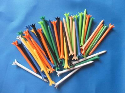 China Plastic Golf Tees Durable 2.75 Inch Pack of 50 for Driving Range Practice for sale