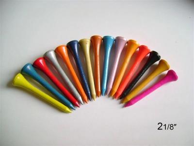 China Natural Wooden Golf Tees 54mm Eco Friendly Biodegradable Golf Tees Bulk for sale