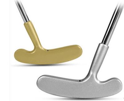 China Premium Gold Silver Golf Putter 35 Inch Right Handed Mallet for sale