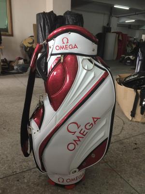 China Custom Logo PU Golf Bag Professional Stand Bag for Men Lightweight Durable 9 Inch for sale
