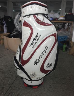China Custom Logo PU Golf Bag Professional Durable Golf Bags for Men 9 Inch for sale