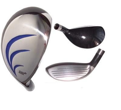 China Stainless Steel Golf Hybrid Head 19 Degree Loft Right Hand Customizable for sale