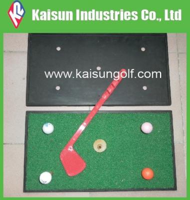China Artificial Golf Mat 1.5m x 2m Durable Nylon Practice Mat for Indoor Outdoor Use for sale