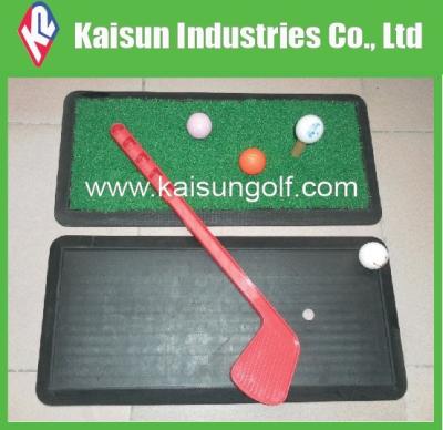 China Artificial Golf Mat 1.5m x 2m Durable Nylon Practice Mat for Indoor Outdoor Use for sale