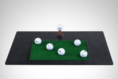 China Artificial Golf Mat for Practice Swing Durable 15mm Thickness Indoor Outdoor for sale