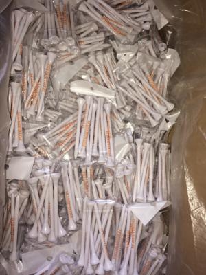China Plastic Golf Tees 83mm Durable Reusable Golf Tees for Driving Range Practice for sale