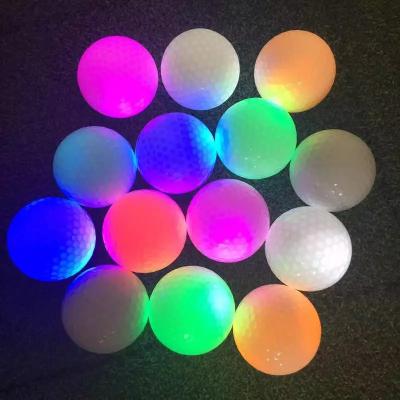 China LED Golf Ball Flashing Light Up Golf Balls for Night Play 50mm Diameter for sale