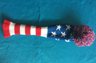 China Golf Knitted Head Cover for Driver 3 or 5 Durable Stretch Fit Protection for sale