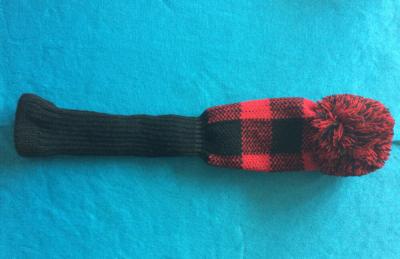 China Knitted Golf Head Cover for Driver 3 or 5 Durable Stretch Fit for sale