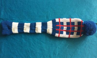China Golf Knitted Head Cover for Driver 3 5 Durable Stretch Fit Protection for sale