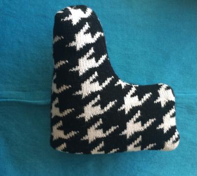 China knitted head cover , golf knitted golf putter head cover , golf putter head cover for sale
