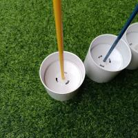China Plastic Golf Cup Set with Flag Shaft 83cm Height 10.8cm Cup Diameter for sale