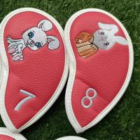 China iron head cover golf headcover golf headcovers iron headcover rabbit for sale