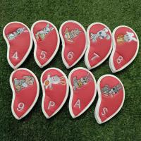 China iron head cover golf headcover golf headcovers iron headcover rabbit for sale