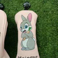China Rabbit Golf Headcover Set 3-Pack Driver Fairway Wood Hybrid Head Covers for sale
