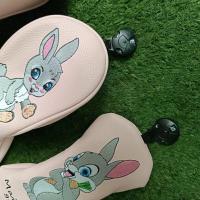 China Rabbit Golf Headcover Set 3-Pack Driver Fairway Wood Hybrid Head Covers for sale