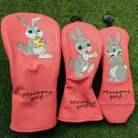 China Rabbit Golf Headcover Set 3-Pack Driver Fairway Wood Hybrid Head Covers for sale