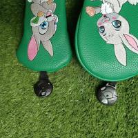 China Rabbit Golf Headcover Set 3-Pack Driver Fairway Wood Hybrid Head Covers for sale