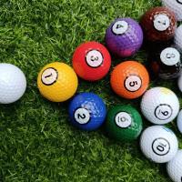 China Low Bounce Mini Golf Ball 2 Piece Set 16 Pcs for Putter Practice Billiard Ball for sale