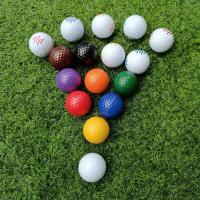 China Low Bounce Mini Golf Ball 2 Piece Set 16 Pcs for Putter Practice Billiard Ball for sale