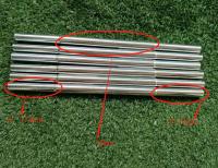 China Steel Shaft Extender 3 Inch Extended Rod Bottom Extension Butt 58 60 for sale