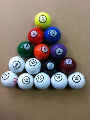 China Billiards Golf Balls Premium Quality Durable 42mm Diameter for Indoor Outdoor Play for sale