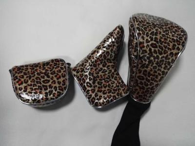 China Golf Head Cover Set for Driver Fairway Wood Putter with 3 Sizes Premium Knit for sale