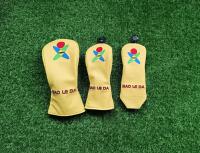 China 5 Piece Golf Headcover Set Driver Fairway Hybrid Putter Head Covers Utility for sale