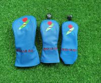 China 5 Piece Golf Headcover Set Driver Fairway Hybrid Putter Head Covers Utility for sale