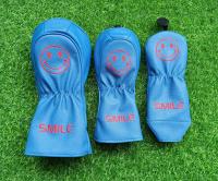 China 5 Piece Golf Headcover Set Driver Fairway Hybrid Putter Head Covers Utility for sale