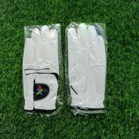 China Men's Sheepskin Cabretta Golf Glove with PU Palm for Enhanced Grip and Comfort for sale