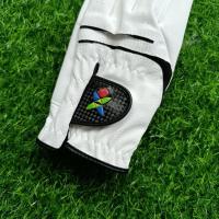 China Men's Sheepskin Cabretta Golf Glove with PU Palm for Enhanced Grip and Comfort for sale