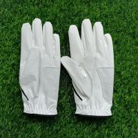 China Men's Sheepskin Cabretta Golf Glove with PU Palm for Enhanced Grip and Comfort for sale