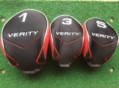 China Golf Head Cover Set for Driver and Fairway Clubs Durable Neoprene Protection 2 Pack for sale