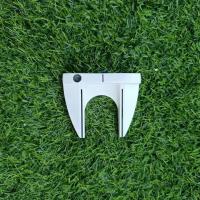 China Zinc Alloy Mallet Golf Putter 28 to 39 Inch Steel Shaft Rubber Grip Custom Logo for sale